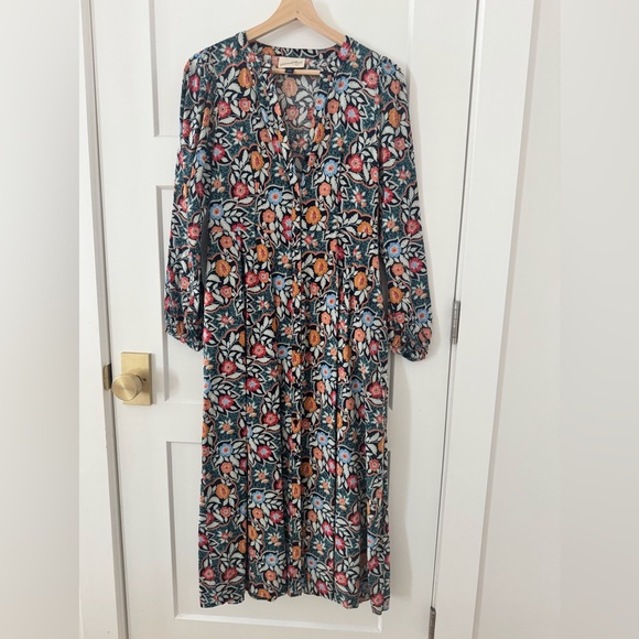 Universal Thread | Dresses | Universal Thread Floral Long Sleeve Maxi ...